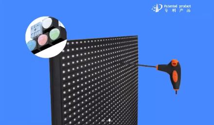 Frontside LED module with lens