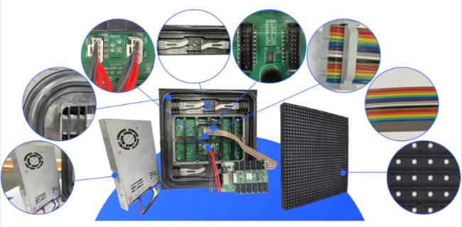 LED module construction details