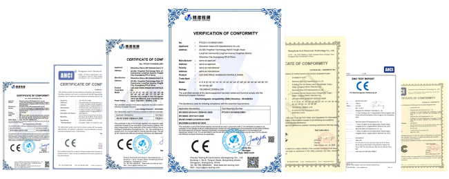 International certifications