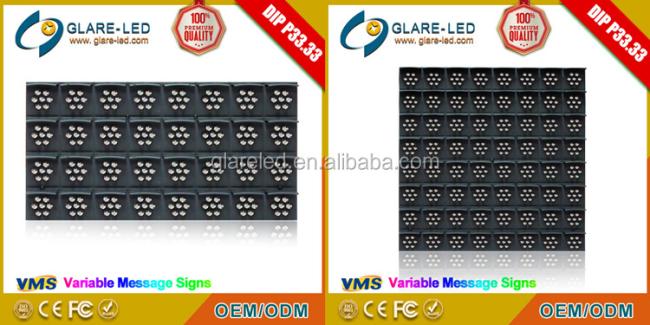 LED traffic warning sign module