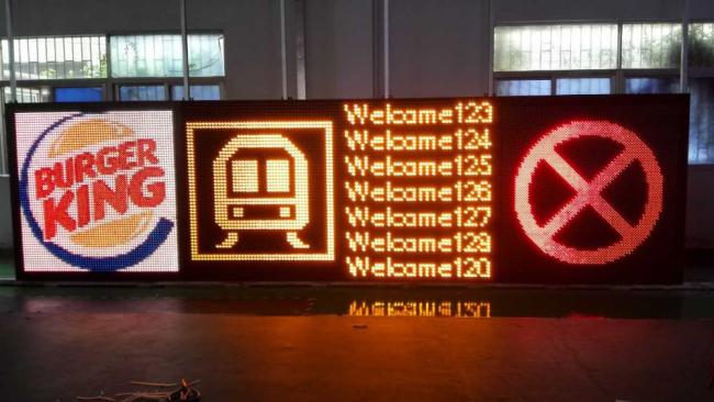 Portable LED traffic warning sign