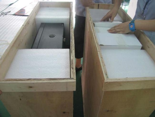 Packaged LED traffic warning sign