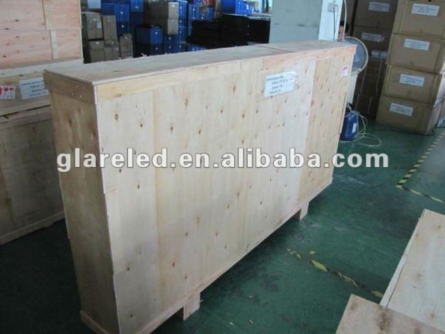 Shipping container for LED signs