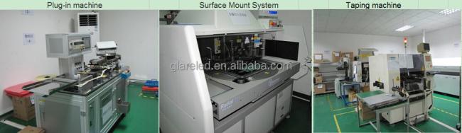 Production line for LED displays