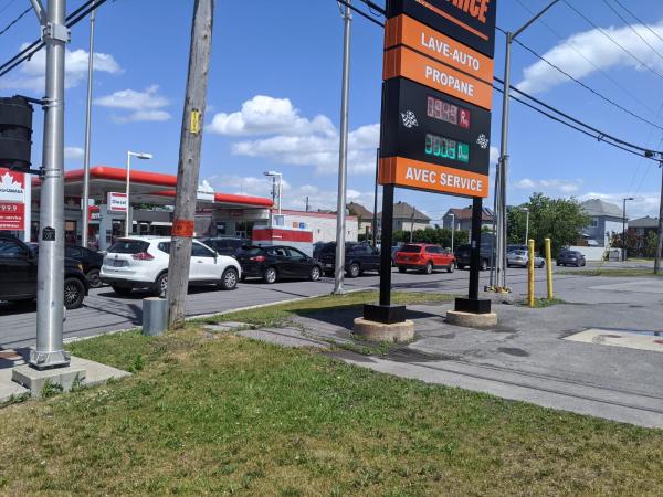oil price sign for gas station led pump top sign gas changer led pump topper gas price display