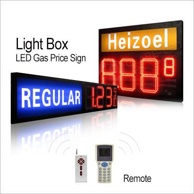 China Ölpreiszeichen für Tankstelle mit LED-Pumpenspitze Gaswechselzeichen mit LED-Pumpenspitze Gaspreisanzeige zu verkaufen
