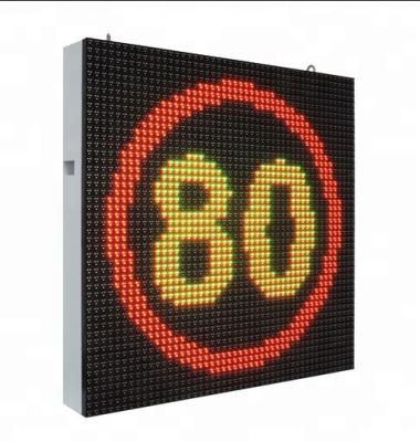 China Exhibition Hall Doppler Radar Speed Sensor LED Display with Graphics Function for sale