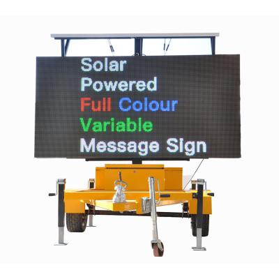 China Trailer Mobile LED Werbeanzeige mit 70° Blickwinkel und 60HZ/50HZ Leistungsaufnahme zu verkaufen