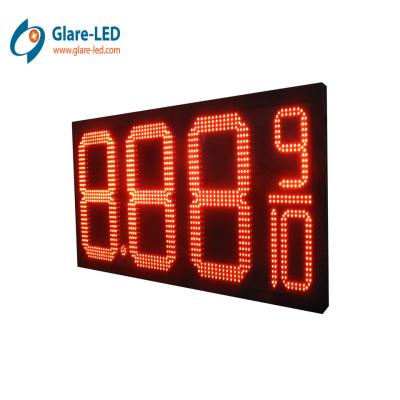 China 8.88 10 pulgadas 12 pulgadas 16 pulgadas cartel digital de la estación de gasolina Brillo automático en venta