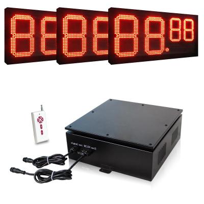 China Waterproof Led Gas Signs For Shopping Mall Free Standing Billboard 8