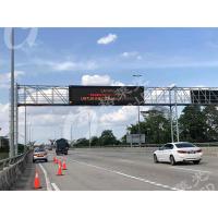 Quality Highway Traffic LED Display Screen with P20 Full Color Gantry Message Variable for sale