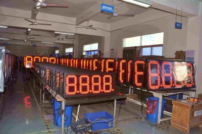Cina Rs232 Display di carica del gas a LED di comunicazione indispensabile per le stazioni di servizio in vendita