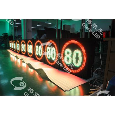 China Variable Speed Limit LED Display Board for Traffic Control on Highways Life Span 000 Hours for sale