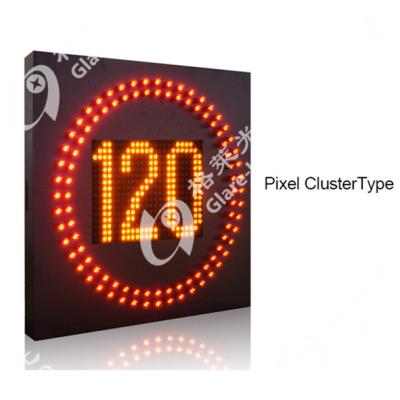 China Traffic Solar Powered Customized Size Radar Led Speed Limit Sign on Highway Gantry for sale