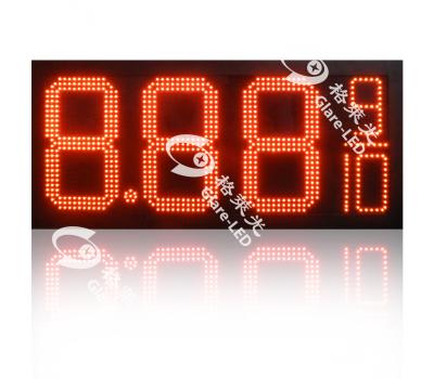 中国 IP65 外部LEDガソリンボード用ガソリンスタンド用シグナル表示 5000cd/sqm 販売のため