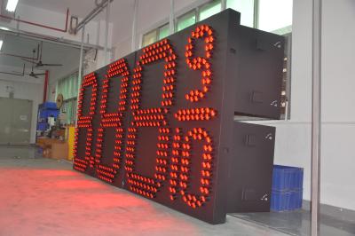 China 72inch Red 8.88 9 10 Pixel Tube Led Gas Signs For Outdoor Led Display for sale