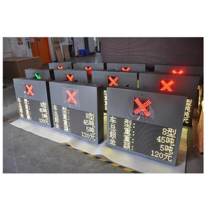 中国 高速道路手数料徴収システム 2R1G ピクセル構成の二色LEDサイン 販売のため