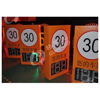Cina 12 pollici 13,4 pollici portatile radar solare segni di limite di velocità per rilevare la distanza in vendita