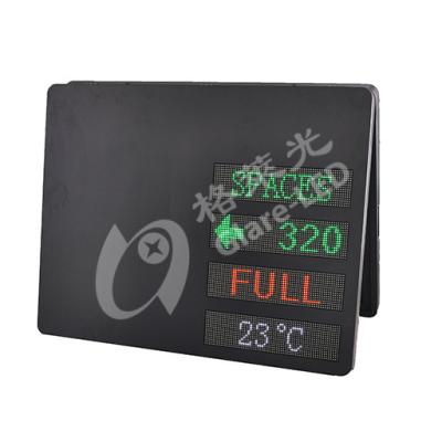 China 5V Voltagem de entrada Estrutura de rolagem LED verde-vermelho para publicidade de estacionamentos à venda