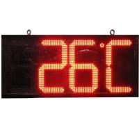 China 16 Inch Electronic LED Wall Clock Remote Control Temperature Calendar Display for sale