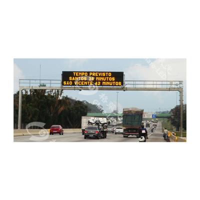 中国 フルカラーまたはカスタムチップ 16*8 パネルサイズを持つ高速道路交通変形メッセージシグナル 販売のため