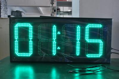 Cina Stazione di servizio esterni 12 pollici LED tempo e temperatura pannello per la pubblicità Pubblicare in vendita