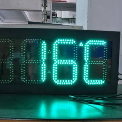 China 8"-722" Paneldomein LED Tijd en Temperatuur Teken Voor Outdoor Reclame Te koop