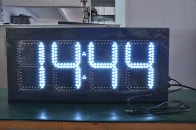 China 12 Inch LED Time And Temperature Board Outdoor Advertising Needs Time  Temp Signs for sale