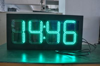 China 12 Inch LED Time And Temperature Board Outdoor Advertising Needs Time  Temp Signs for sale