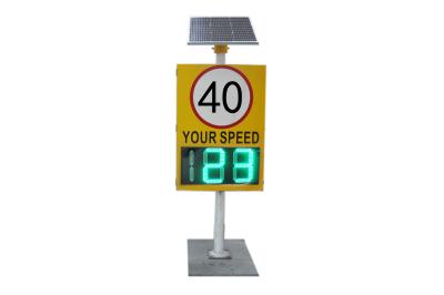 China Intelligent Snapshot Outdoor Solar Powered Radar Speed Sign for Traffic Management for sale