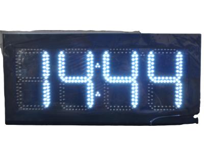 Cina Segnali di orario e temperatura esterni a LED da 12 pollici di ambra Luminosità 5000/m2 8000cd/m2 in vendita
