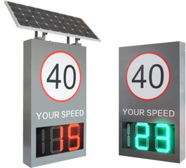 Quality Intelligent Snapshot Sign Speed Limit Speed Radar Detector with Brightness ≥10000 CD/m2 for sale