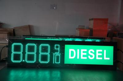 China Fuel Station Pylon Sign LED 7 Segment LED Board with TCP/IP Communication Display for sale