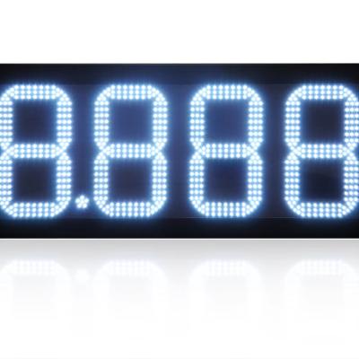 China 18 polegadas Digital LED sinalização de gás 7 Segmento IP65 exterior para estação de gasolina D / C 64 à venda