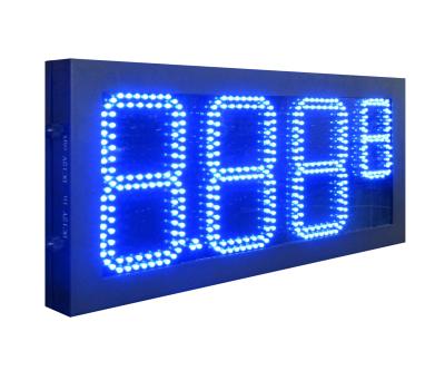 中国 110/220VAC 電源入力 フロントまたはバック アクセス 18 インチ デジタル LED ガスのサイン 販売のため