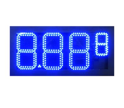 China Outdoor 18 Inches Digital LED Gas Signs with Auto-Dimming Feature and 7 Segment Display for sale