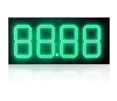 China Buiten IP65 waterdicht 18 inch LED-gasborden 7 segment met RF-afstandscommunicatie Te koop
