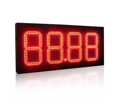 China Front or Rear Access Gas Station Display Electronic Sign Board with 24-inch LED Display for sale