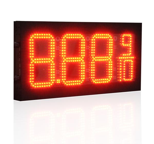 Quality Iron Casing 24-inch Gas Station LED Display Board for Outdoor and IP65 for sale