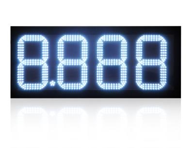 China Outdoor 12 inch Led Gas Station Signs With RF Remote Control and Sensor Auto-Dimming for sale