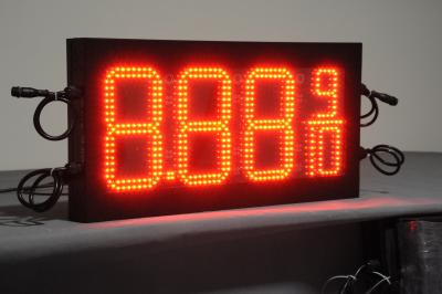 中国 8インチ赤色LEDガソリンディスプレイ グラフィックディスプレイ 屋外防水LED広告用 販売のため