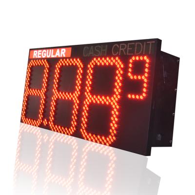 China LED Gas Price Sign with 110/230V AC Power 100° Viewing Angle and 5000-8000cd/m² Brightness for Indoor Outdoor Use for sale