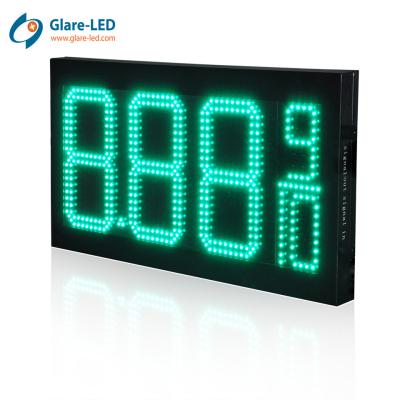 China Double Sided LED Gas Price Sign with Multiple Number Formats and Durable Casing Material for Outdoor Use for sale