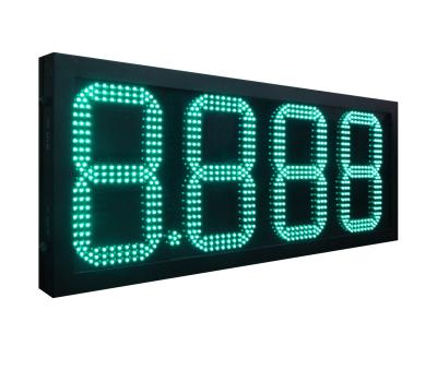 China LED Gas Price Sign with 8"-32" Digit Height and 8.88/88.88/8.888/8.889/(8.889/10) Number Format for Customized Display for sale