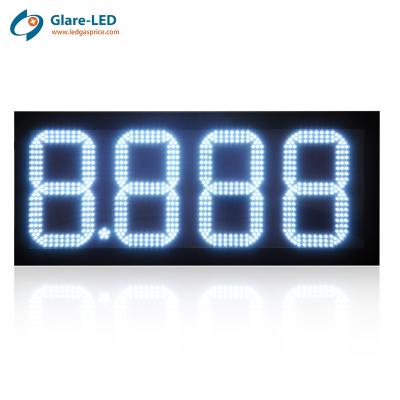 China LED Gas Price Sign with 8"-32" Digit Height and 8.88/88.88/8.888/8.889/(8.889/10) Number Format for Customized Display for sale