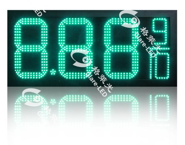 Quality High Brightness 5000-8000cd/m2 LED Gas Price Sign with 8"-32" Digit Height and for sale