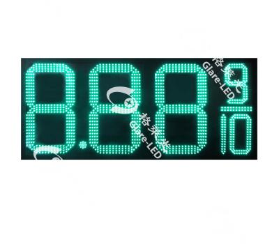 China LED Gas Price Sign with RS232 TCP/IP GSM Communication for Gas Station Display Board for sale