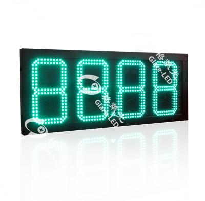 China Outdoor IP65 Waterproof LED Gas Price Sign with RF Remote Control and Auto-Dimming for Gas Stations for sale