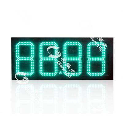 China High Brightness 8"-32" Digit Height LED Gas Price Sign with 5000-8000cd/m2 and 2 Years Warranty for Gas Stations for sale
