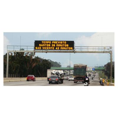 China Full Color Ultra Brightness IP65 Waterproof 16mm Pixel Pitch VMS LED Display for Highway Roadxpressway for sale